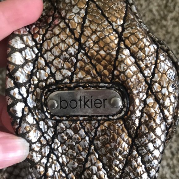 Botkier | Bags | Botkier Silver Gold Crossbody With Tassel Pull | Poshmark